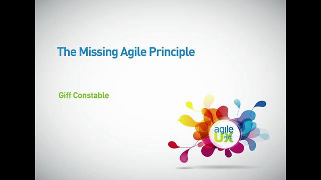 Value: The Missing Agile Principle?
